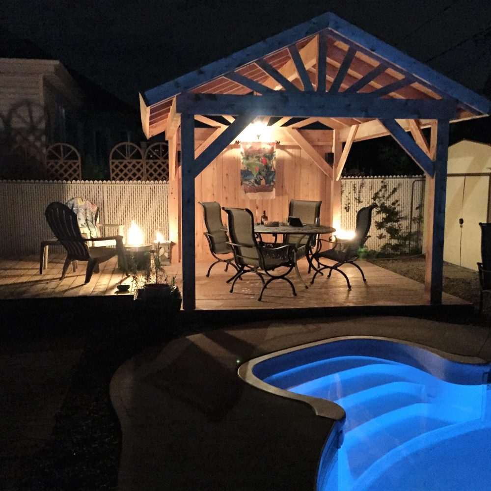 Gazebo with Gable Roof Downloadable Building Plans – DIY Backyard